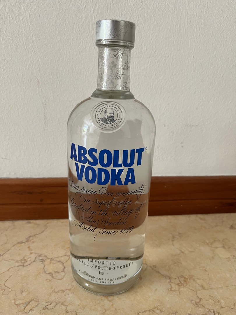 Absolut, Food & Drinks, Alcoholic Beverages on Carousell