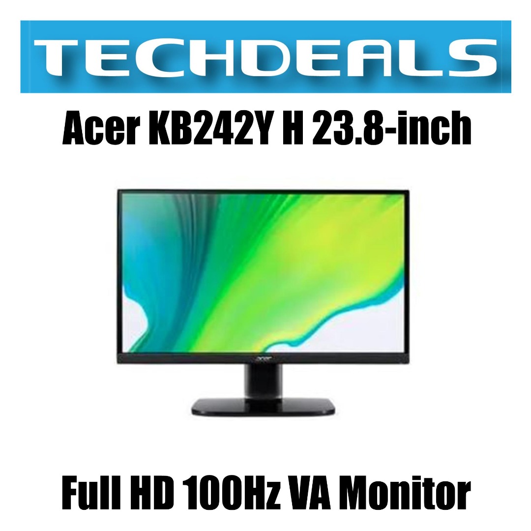 Acer KB242Y H 23.8-inch Full HD 100Hz VA Monitor, Computers & Tech ...