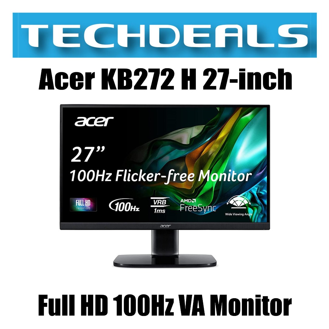 Acer KB272 H 27-inch Full HD 100Hz VA Monitor, Computers & Tech, Parts ...