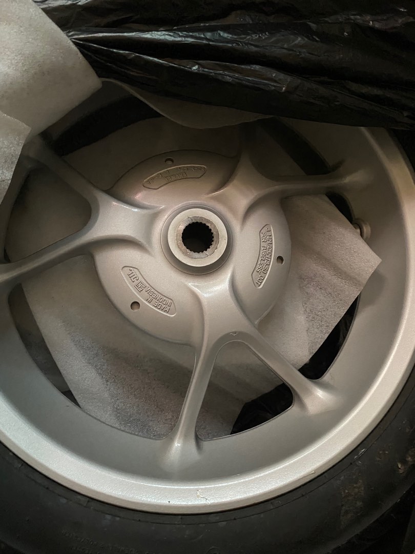 aerox rim, Motorcycles, Motorcycle Accessories on Carousell