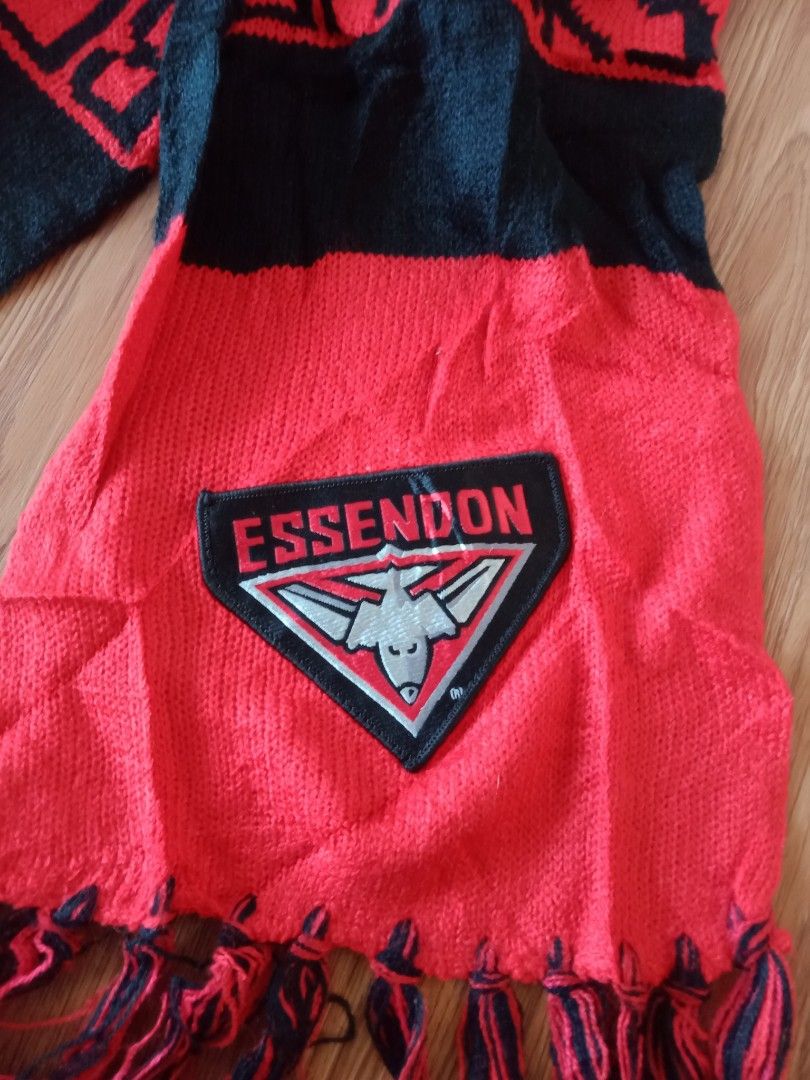 AFL Essendon team mafla, Men's Fashion, Activewear on Carousell