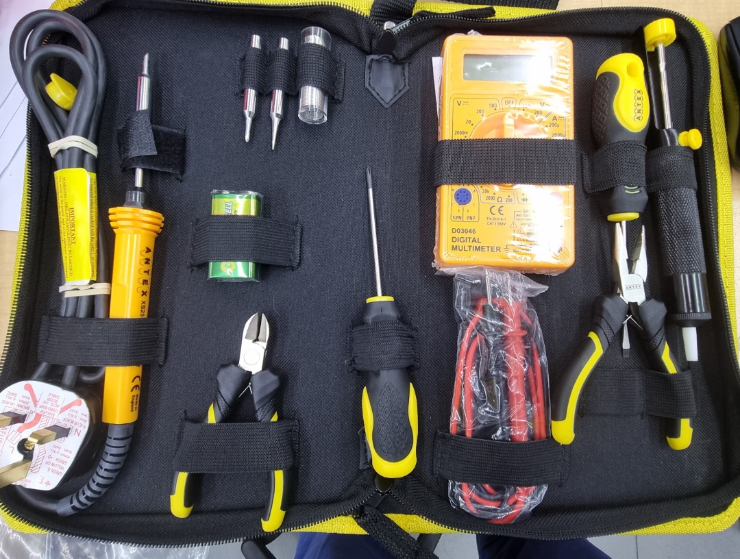 ANTEX TOOLKIT WITH MULTIMETER AND TOOLS, Home Services, Others on Carousell