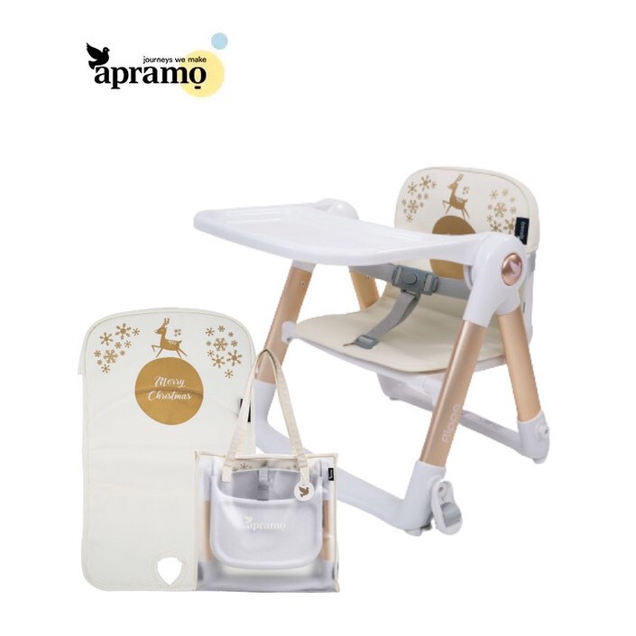 英國Apramo Flippa Dining Booster限定白金版 嬰兒摺疊餐椅, 兒童＆孕婦用品, 護理及餵哺, 護理及餵哺 - 嬰兒高 ...