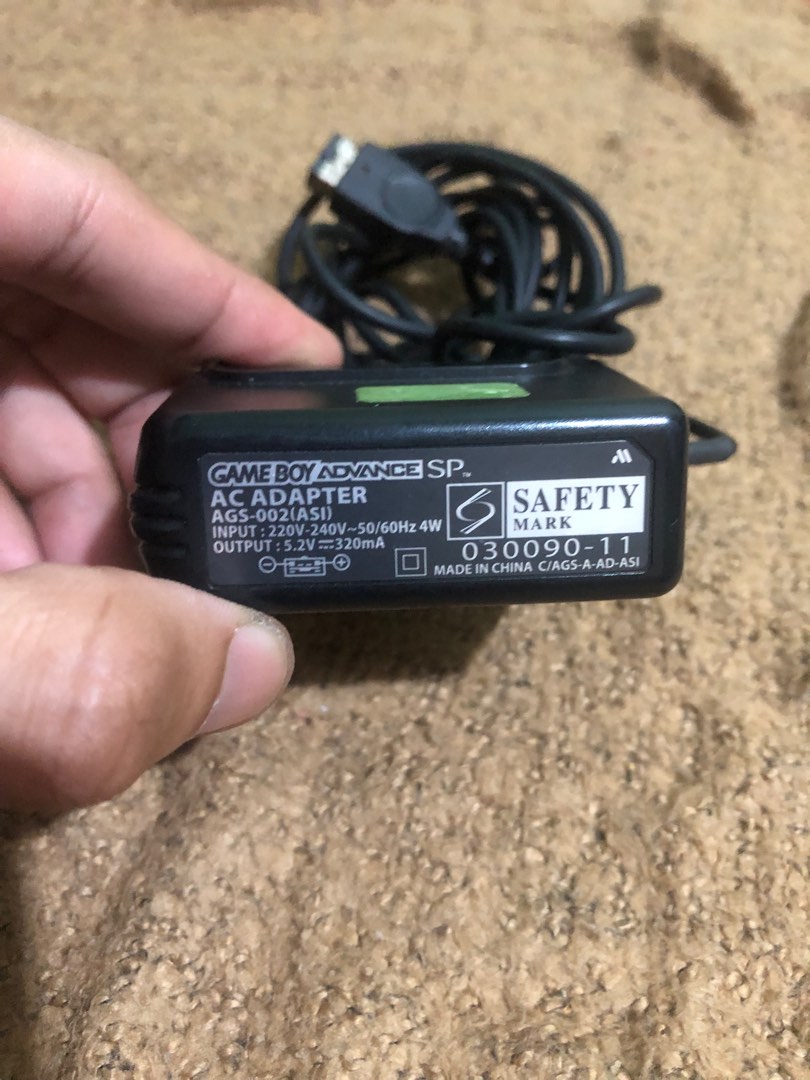Authentic Gba SP 220V adapter on Carousell