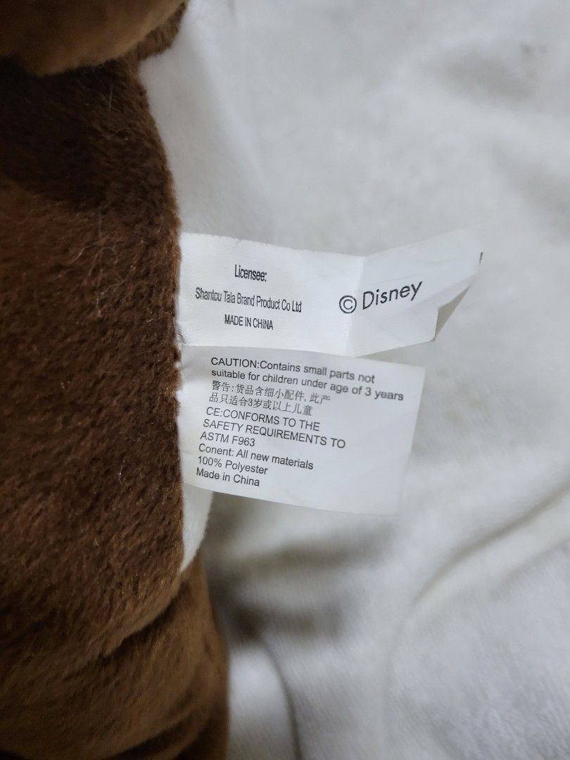 Authentic Rare Large (Big) Disney Lilo & Stitch - Brown Stitch Plush ...