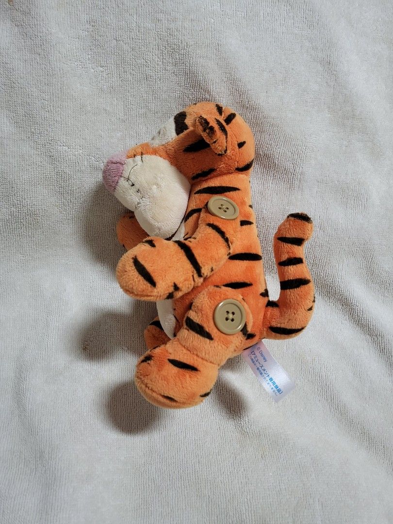 Authentic Sega Disney Winnie The Pooh Tigger with Moveable Limbs Plush ...