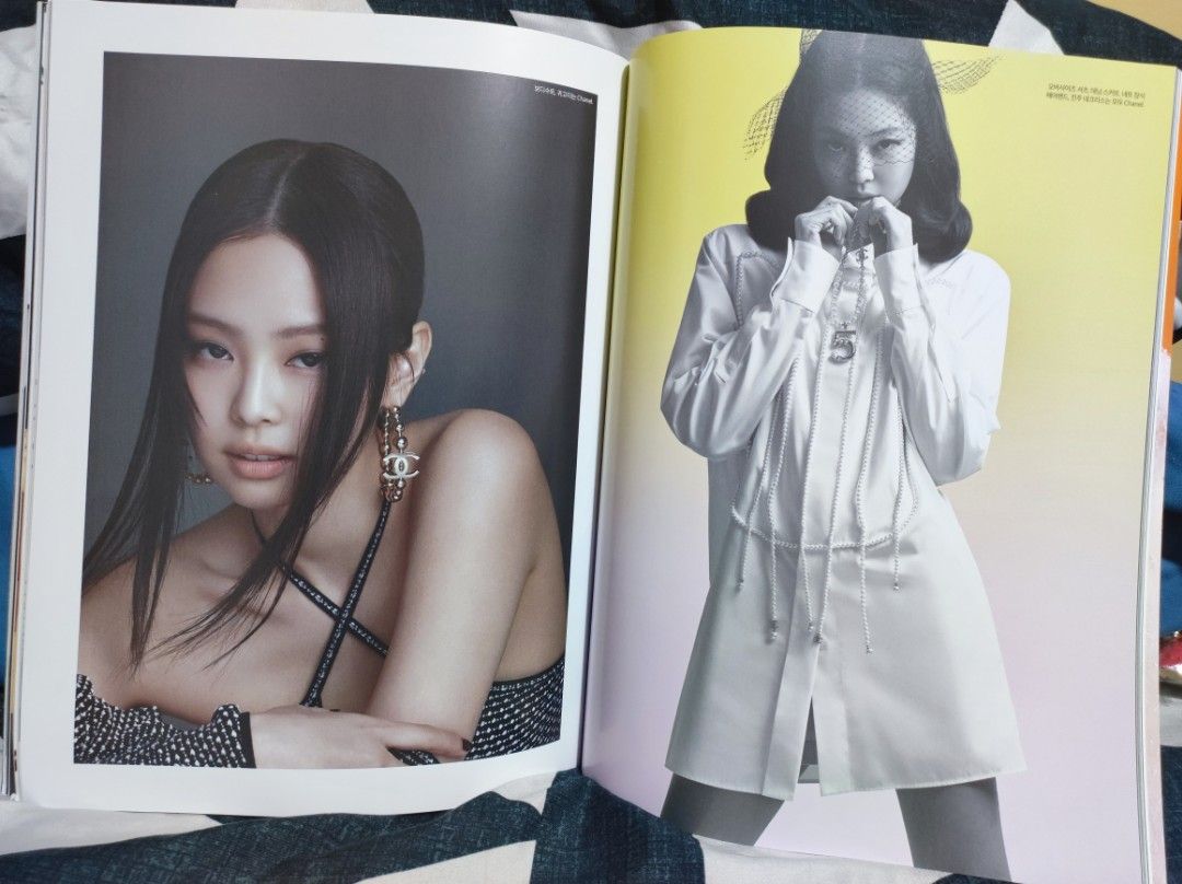 Blackpink Jennie Harper's bazaar sustainable edition korea on Carousell