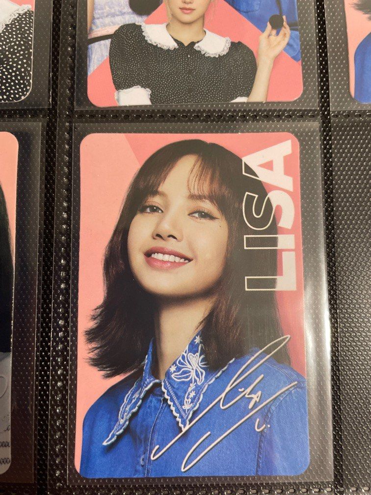 Blackpink Lisa Oreo photo card, Hobbies & Toys, Memorabilia ...