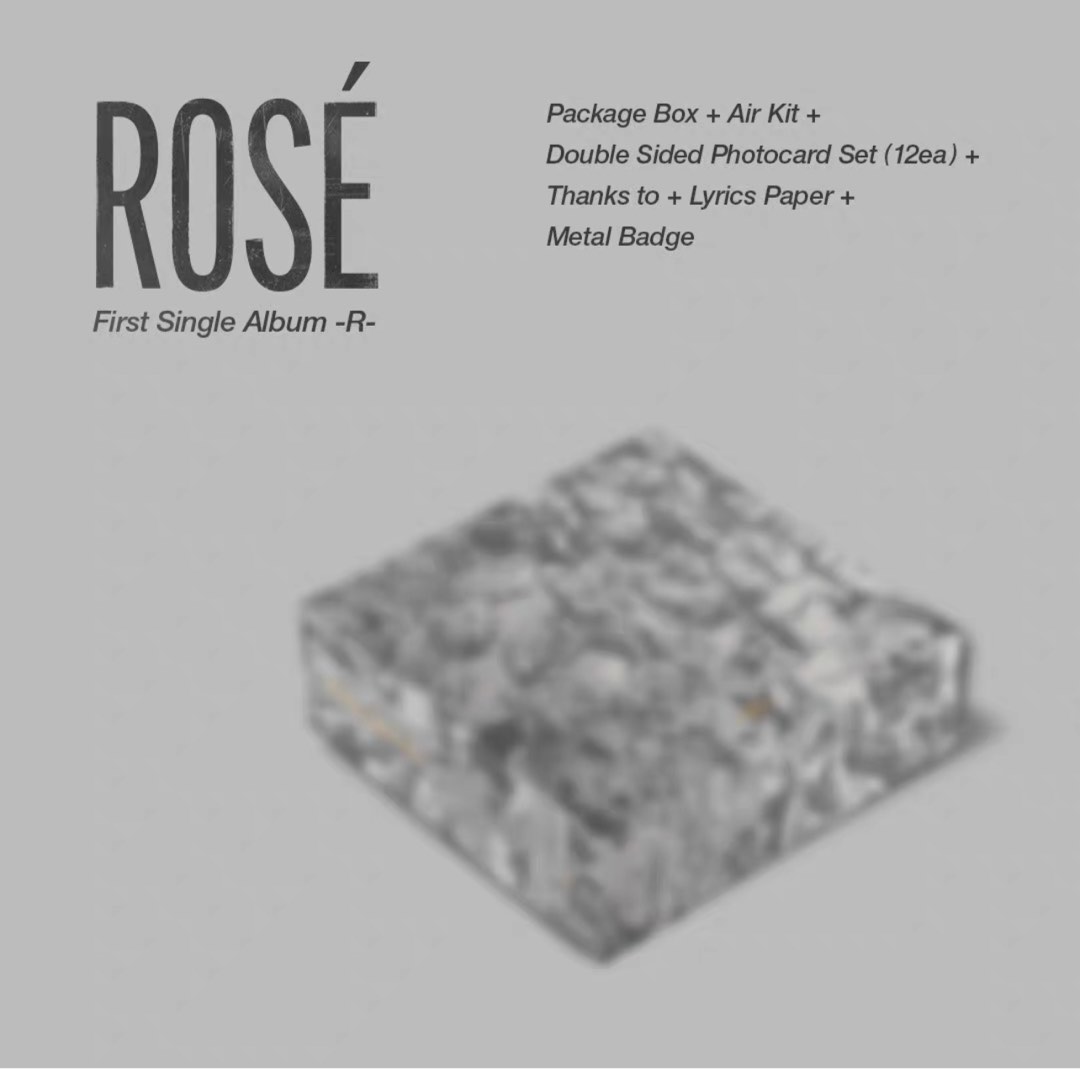 BLACKPINK ROSE ROLO KIT ALBUM, Hobbies & Toys, Collectibles ...