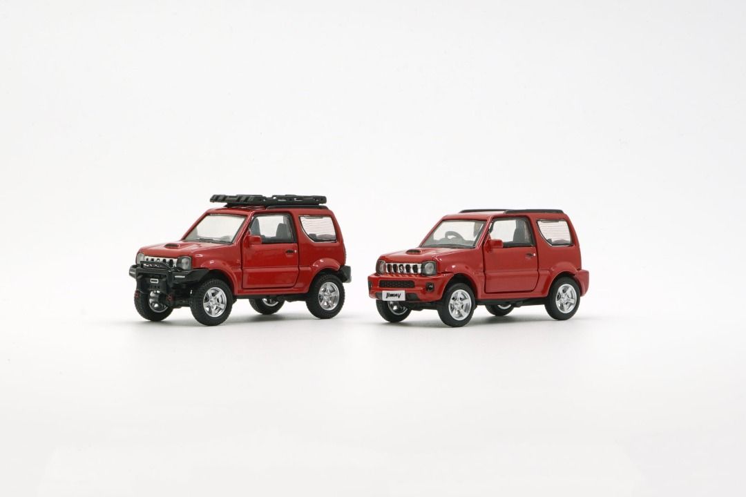 BM Creation Suzuki Jimny 2012-2017 Green and Red 1/64 BMC, Hobbies ...