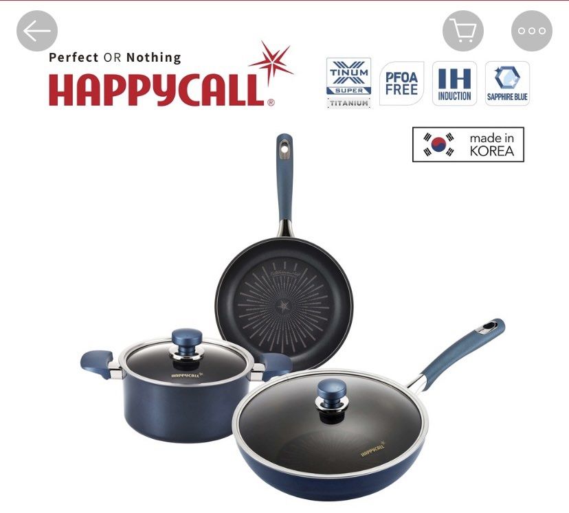 BN Happycall Cookware Set, Furniture & Home Living, Kitchenware ...