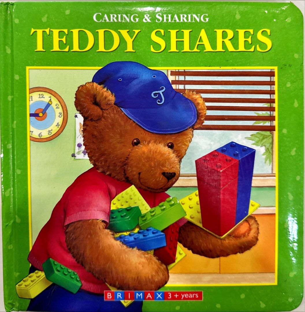 Book: caring & sharing- TEDDY SHARES, Babies & Kids, Infant Playtime on ...