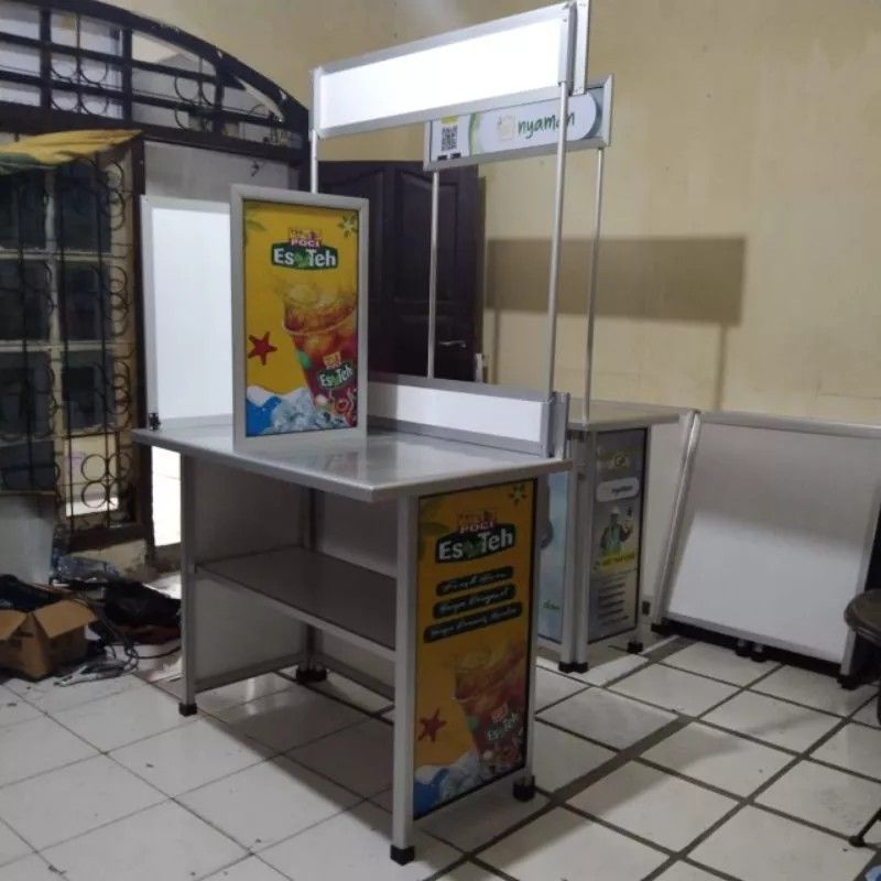 Booth Portable untuk usaha Minuman Teh Poci Ukuran 80x50, Barang Yang ...
