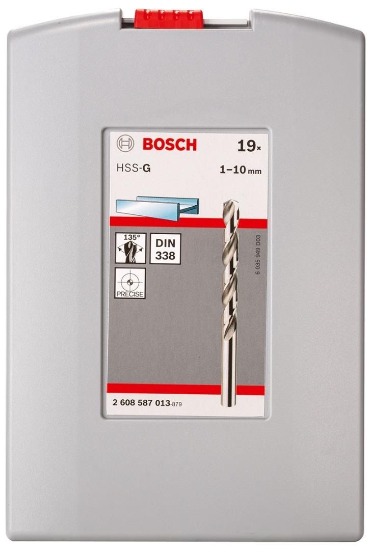 Bosch HSS-G Drill Bit Set (19-Pcs) Item No.2608587013 *FREE DELIVERY*, Furniture & Home Living ...