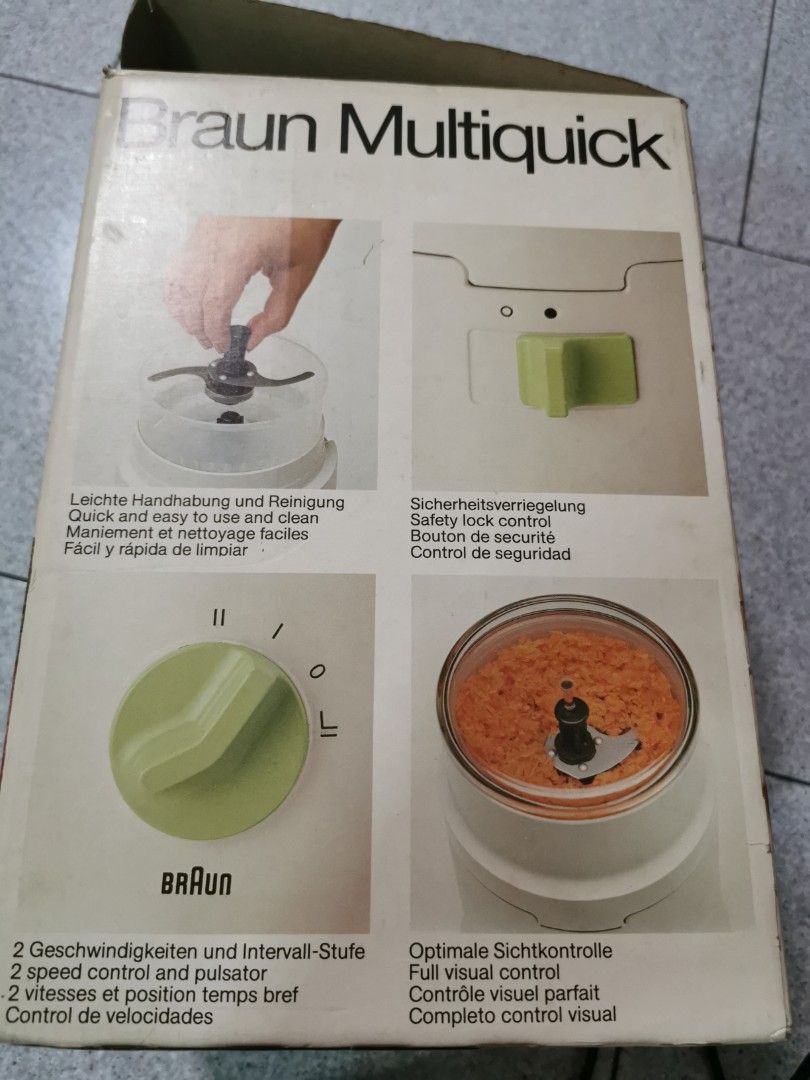 Brand New Braun Multiquick Universal Food chopper, TV & Home Appliances ...