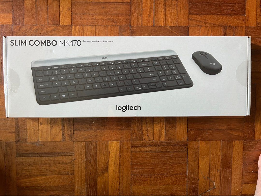 Brand New sealed Logitech MK470 SLIM COMBO Wireless Keyboard&Mouse Set ...