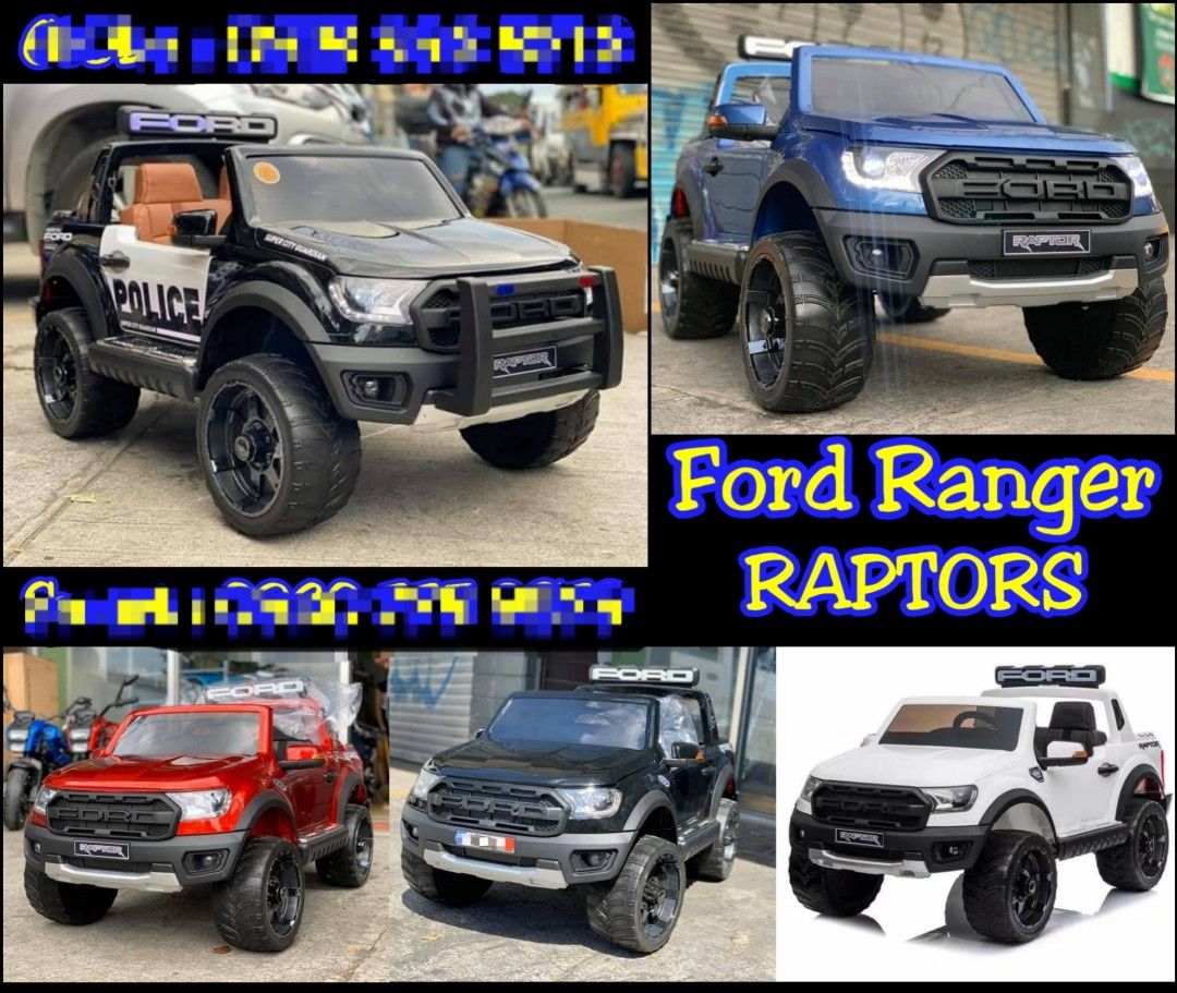 Brandnew Ford Ranger Raptors Electric Toy Cars Motorcycle For Kids on ...