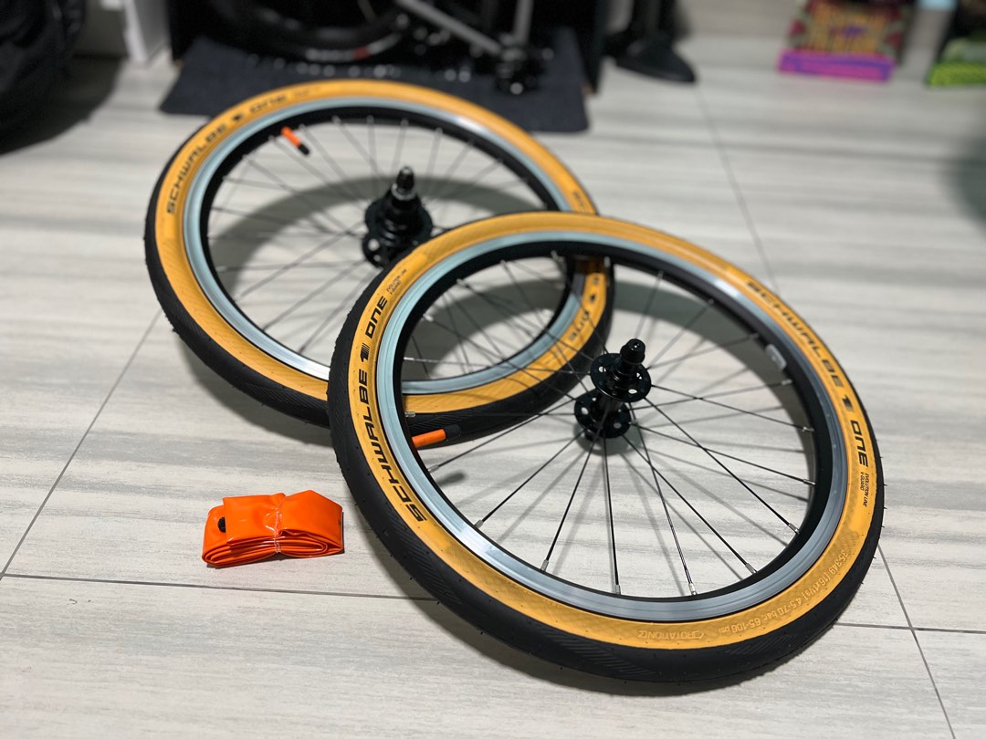 Brompton Chpt3V4 Stock Rims Schwalbe One, Sports Equipment, Bicycles ...