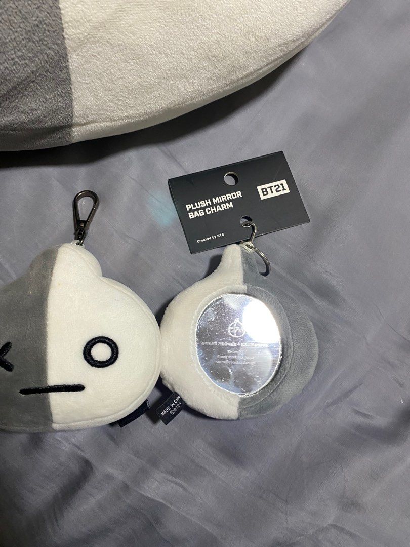 BT21 Van plush Keychain and mirror bag charm, Hobbies & Toys ...