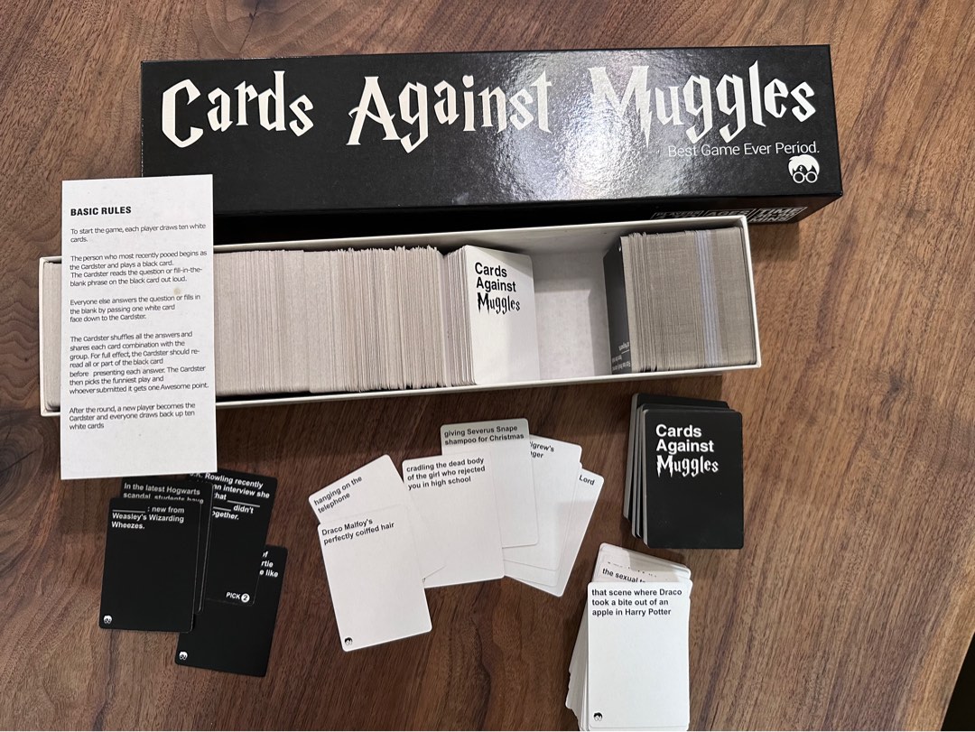 Cards Against Muggles Harry Potter Card Game Hobbies Toys Toys Cards Against Muggles Harry Potter Card Game Hobbies Toys Toys