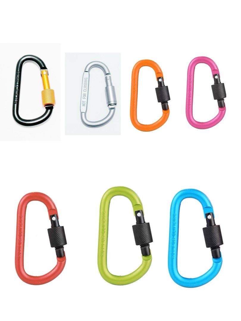 caribiners 80mm x 45mm, Sports Equipment, Hiking & Camping on Carousell