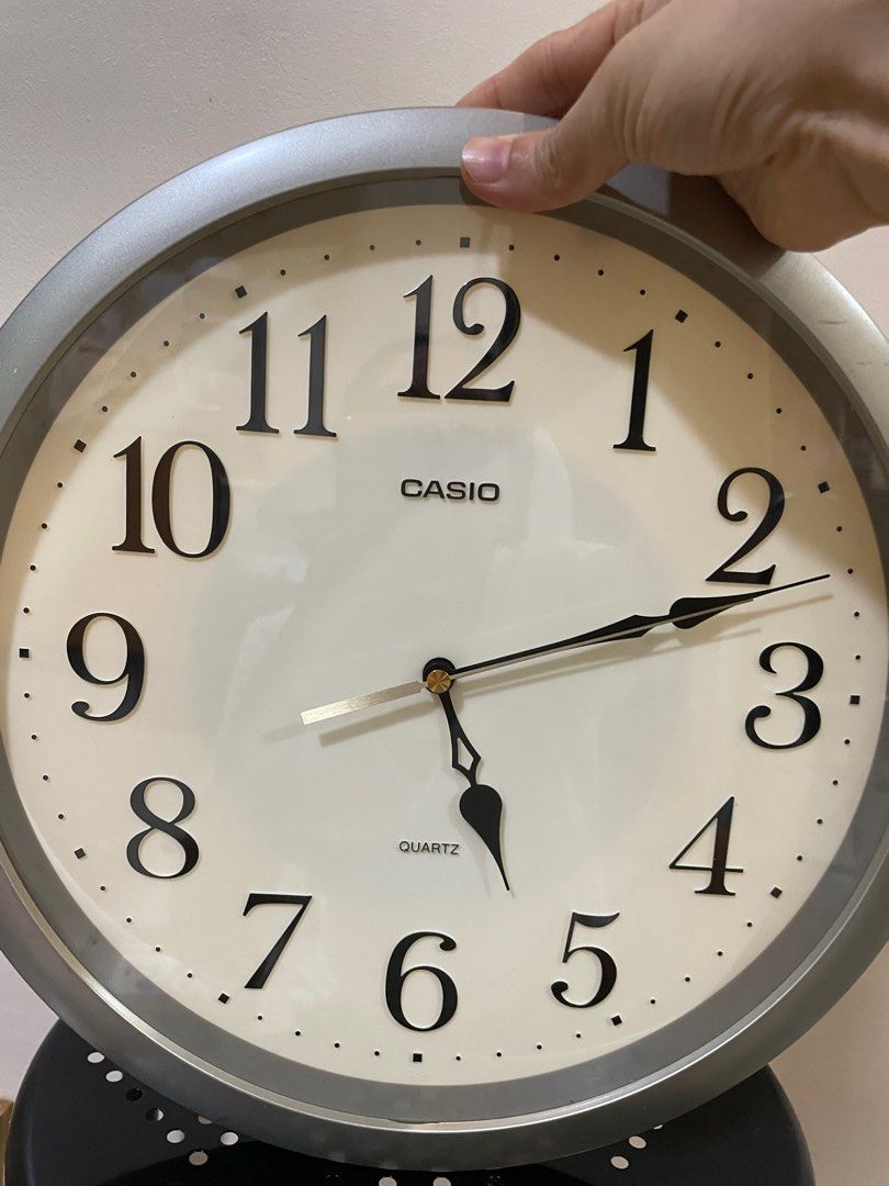 Casio Wall Clock from Japan on Carousell