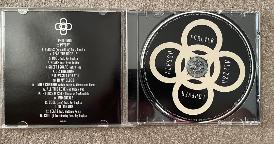 CD: dance, EDM - (RESERVED) Alesso Forever Japan press with OBI and ...