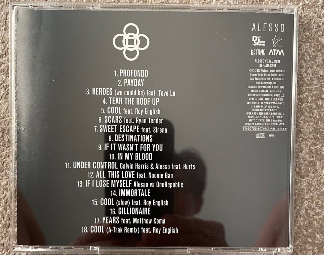 CD: dance, EDM - (RESERVED) Alesso Forever Japan press with OBI and ...