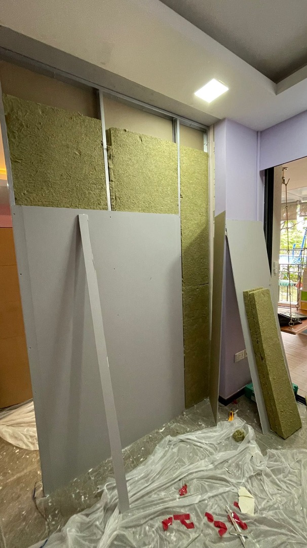 Ceiling Partition (Drywall/false wall/partition wall) L-Box, Cove light ...