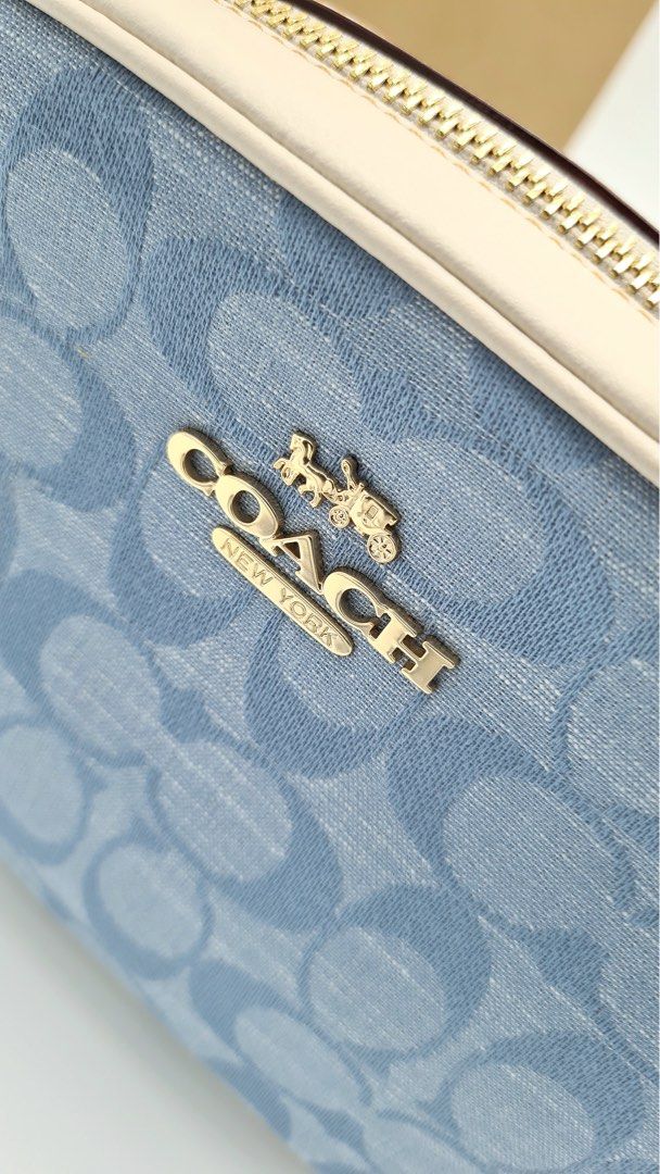 Coach Mini Jamie in Signature Chambray, Luxury, Bags & Wallets on Carousell