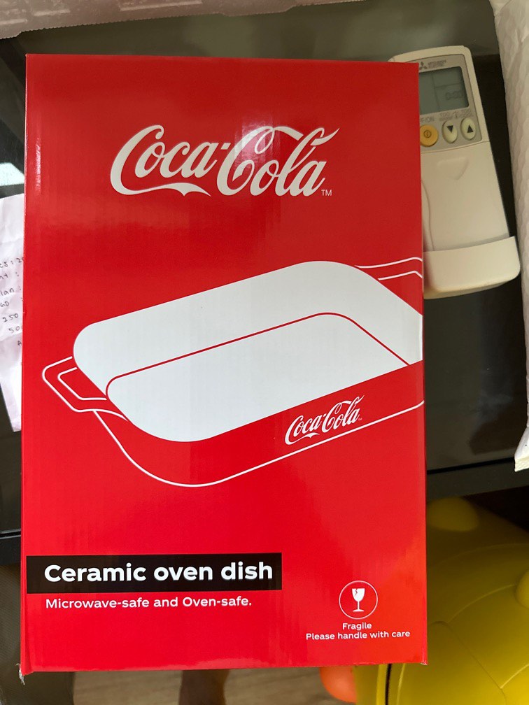 Coca-Cola Ceramic Oven Dish, Furniture & Home Living, Kitchenware ...