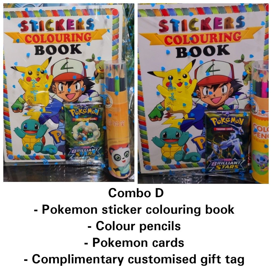 Combo D | Pokemon Themed Kids Goodie Bags Pikachu Charmander Bulbasaur ...