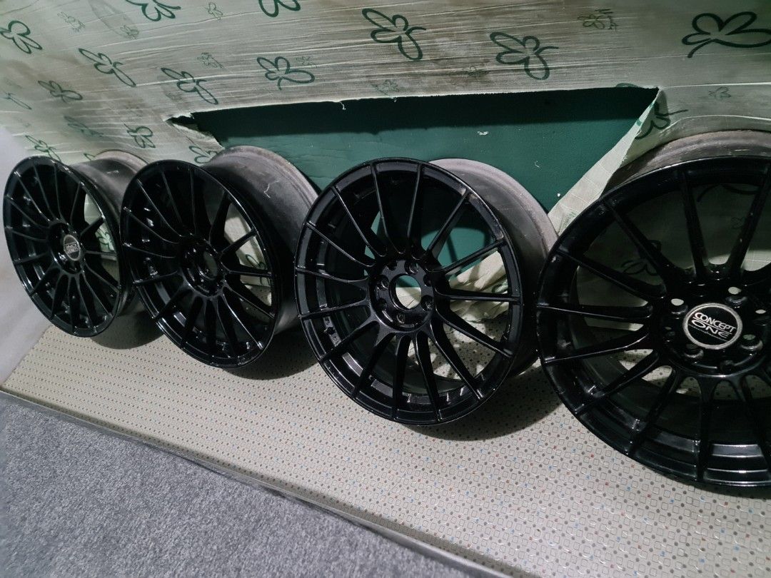 Concept one breakout mags 4 holes, Car Parts & Accessories, Mags and ...