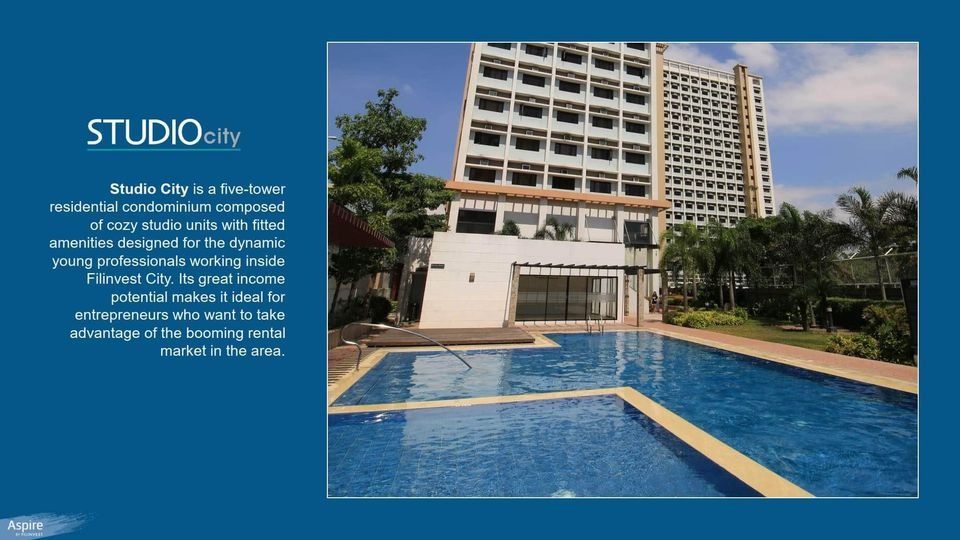 Brand New Condominium Studio City, Filinvest Alabang, Property, For ...