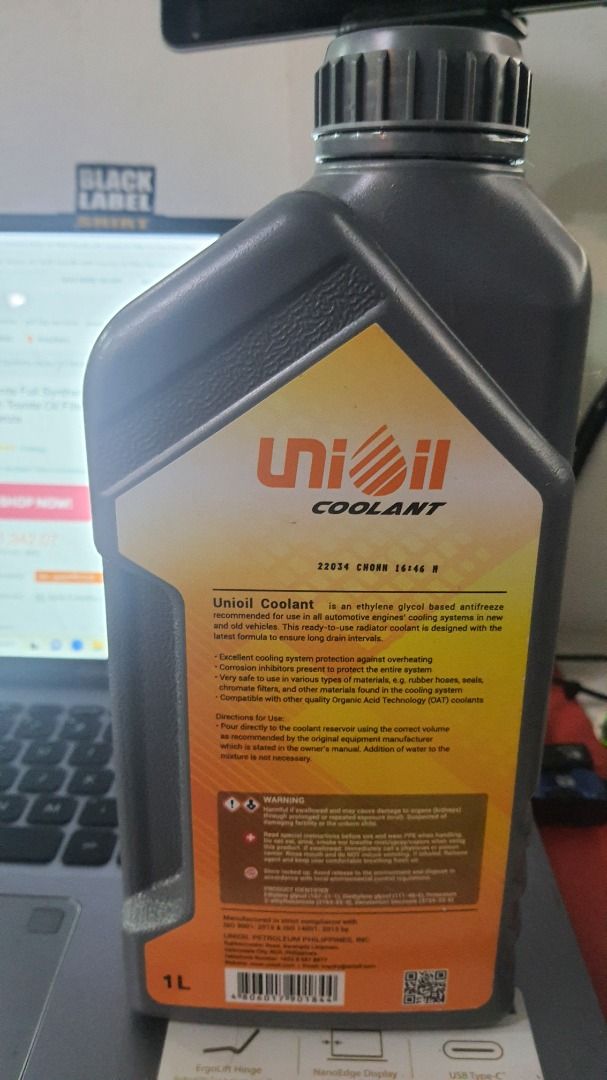 Coolant, Car Parts & Accessories, Maintenance Fluids and Filters on ...