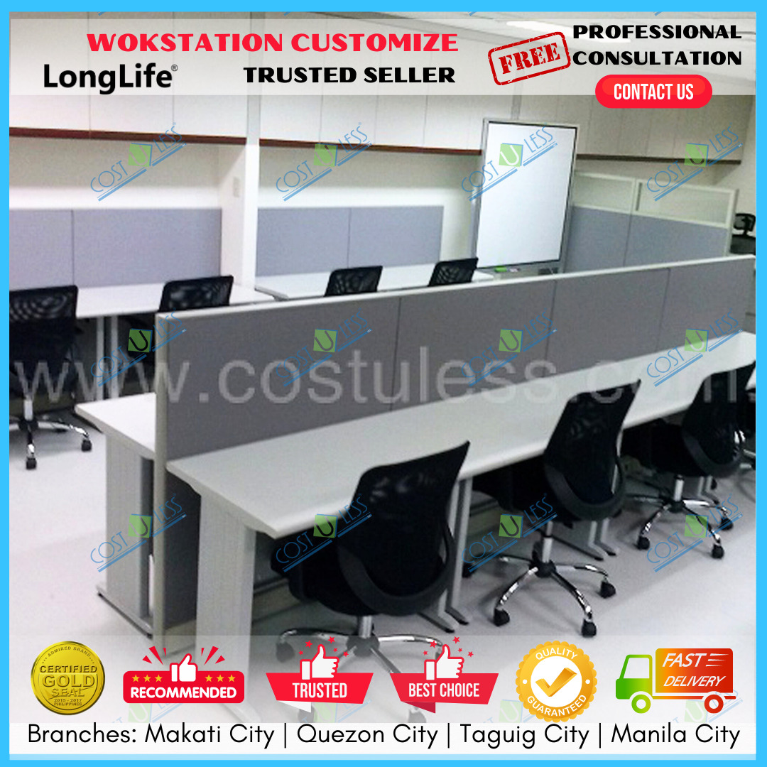 CUSTOMIZED WORKSTATION TABLES OFFICE PARTITION, Office Furniture ...