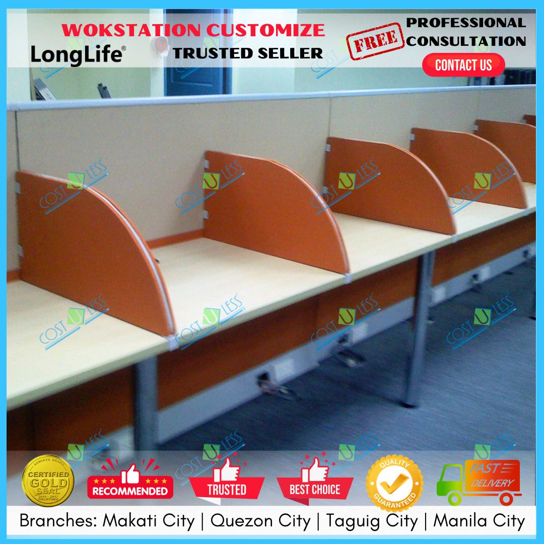CUSTOMIZED WORKSTATION TABLES OFFICE PARTITION, Office Furniture ...
