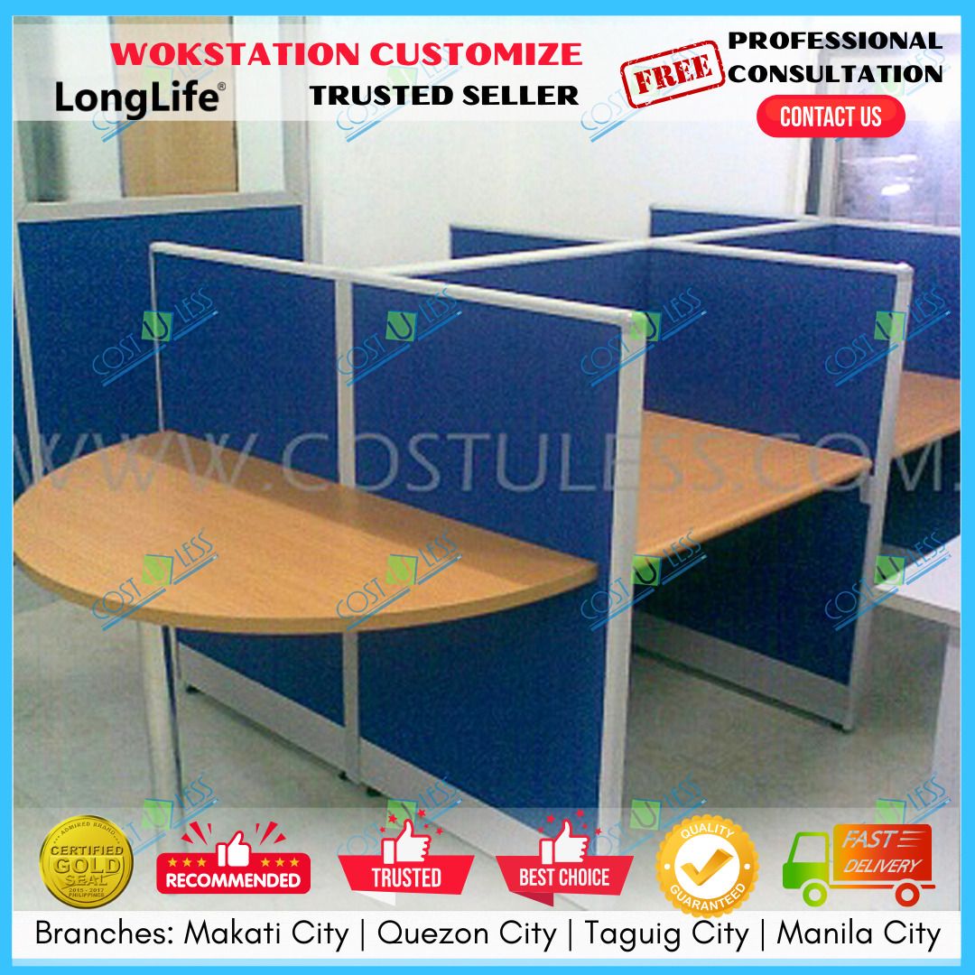 CUSTOMIZED WORKSTATION TABLES OFFICE PARTITION, Office Furniture ...