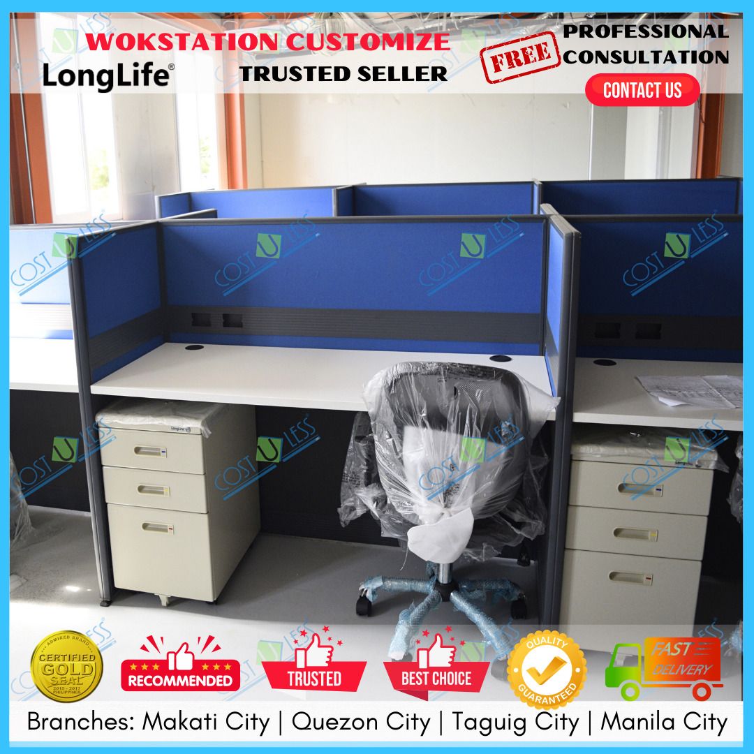 CUSTOMIZED WORKSTATION TABLES OFFICE PARTITION, Office Furniture ...