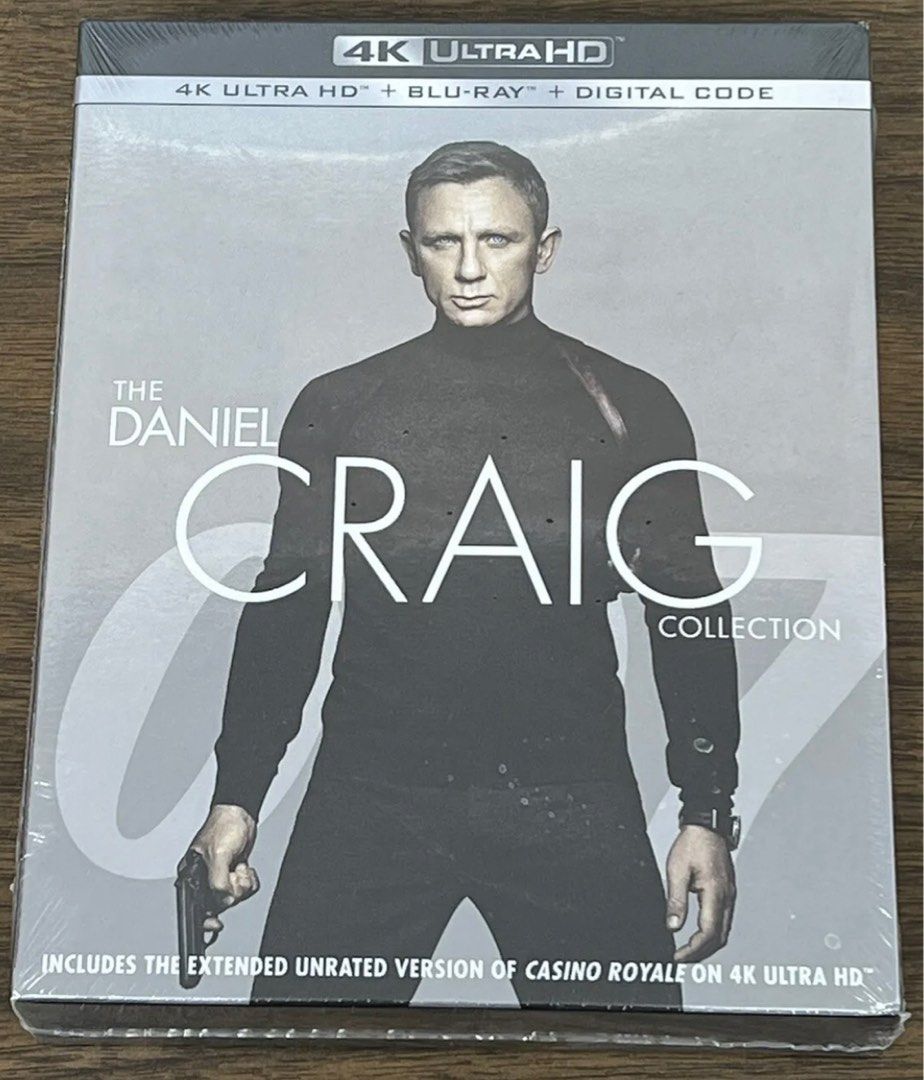 Daniel Craig 4 movies collection 4K UHD/BR, Announcements on Carousell