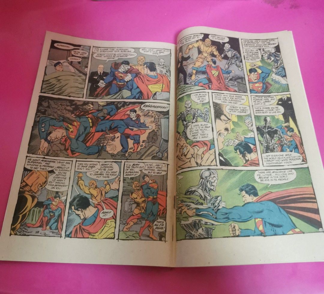 DC The adventures of Superman by Wolfman and Ordway, Hobbies & Toys ...
