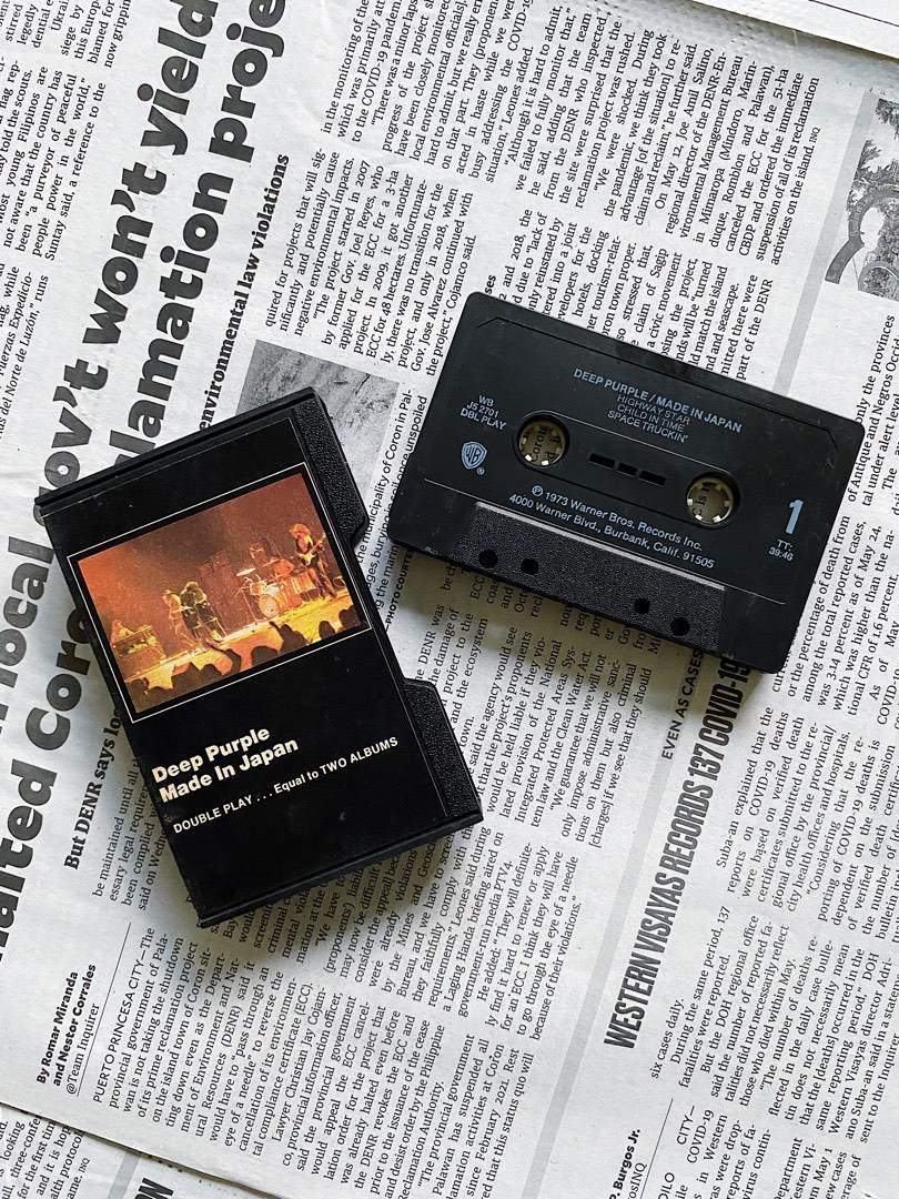 Deep Purple - Made in Japan - Cassette Tape, Hobbies & Toys, Music ...