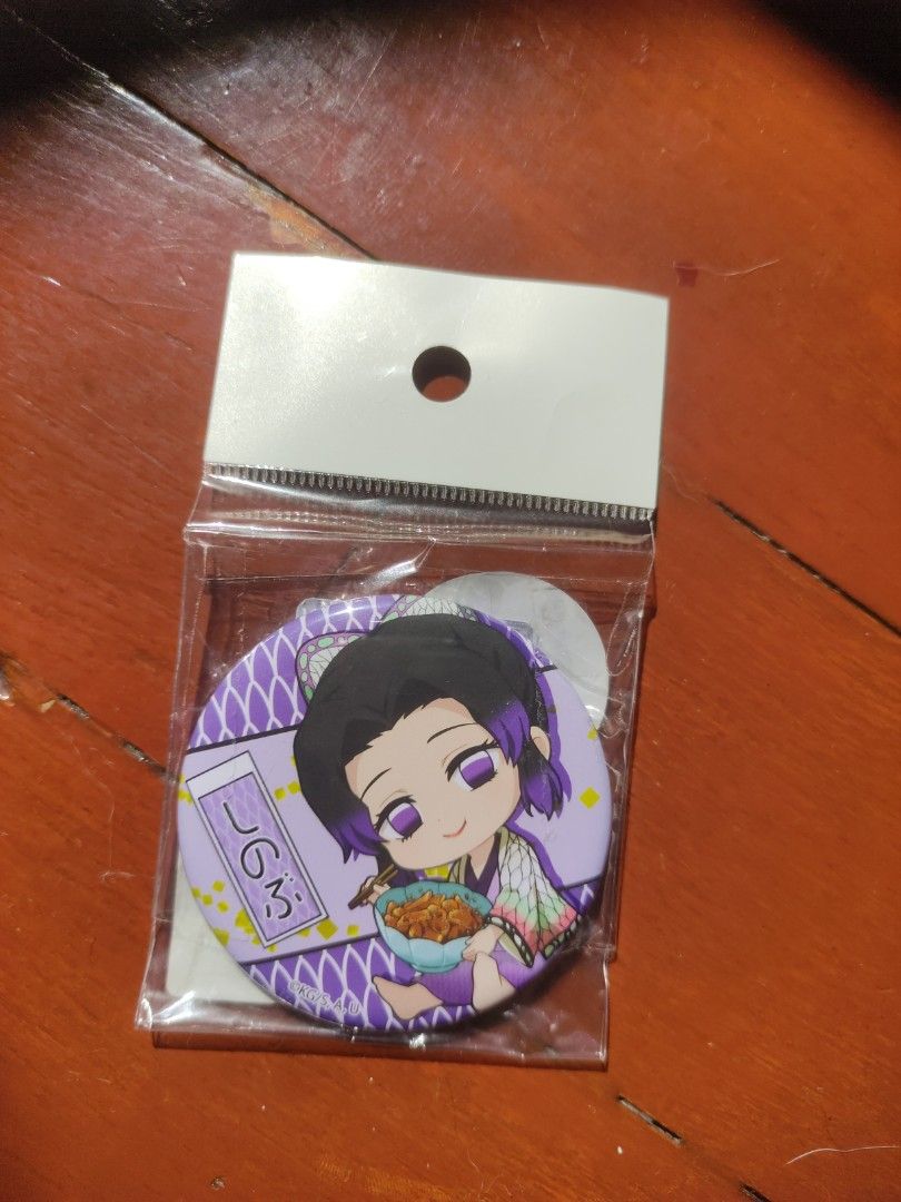 Demon slayer Shinobu Kocho anime tin badge tin metallic badge Kimetsu ...