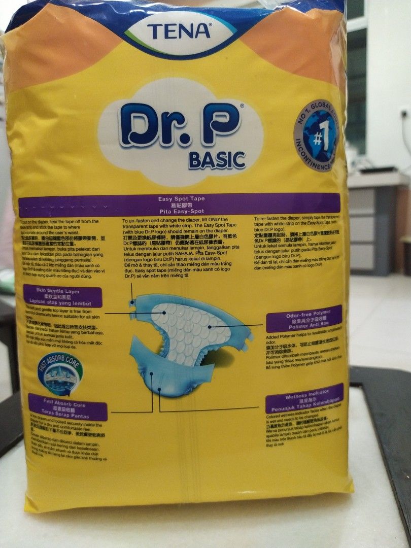 Dr P Basic Diapers XL, Health & Nutrition, Medical Supplies & Tools on ...