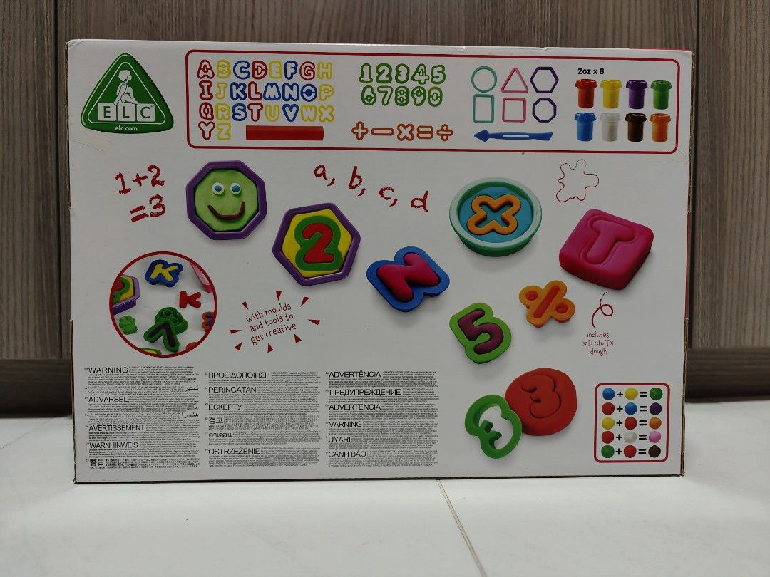 ELC Soft Stuff Letters and Numbers, Hobbies & Toys, Toys & Games on ...