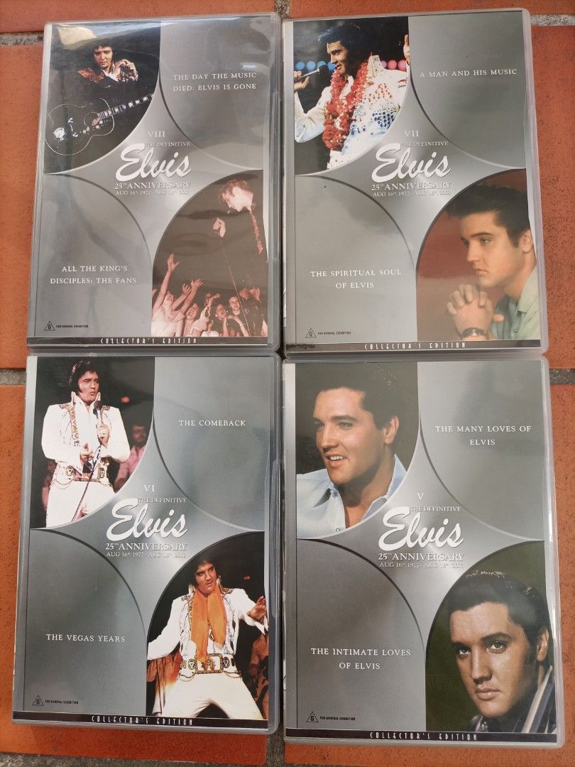 Elvis - The Definitive Collection (8 DVD Set), Hobbies & Toys, Music ...
