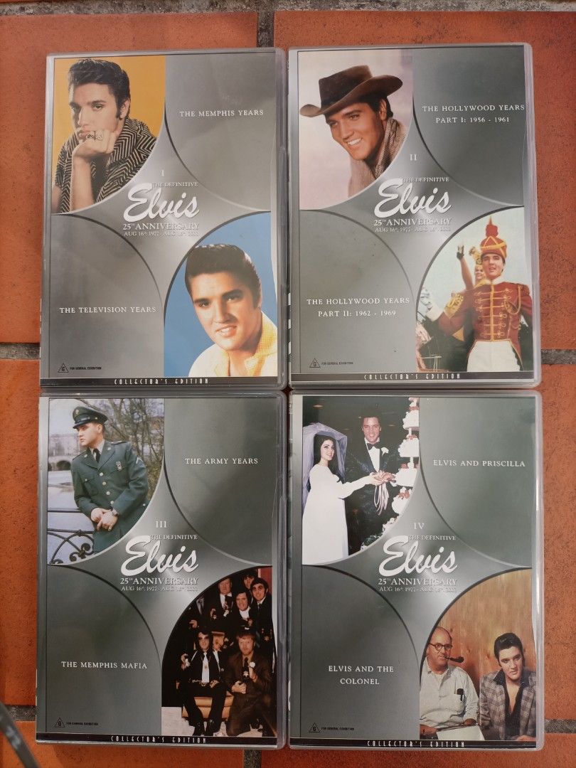 Elvis - The Definitive Collection (8 DVD Set), Hobbies & Toys, Music ...