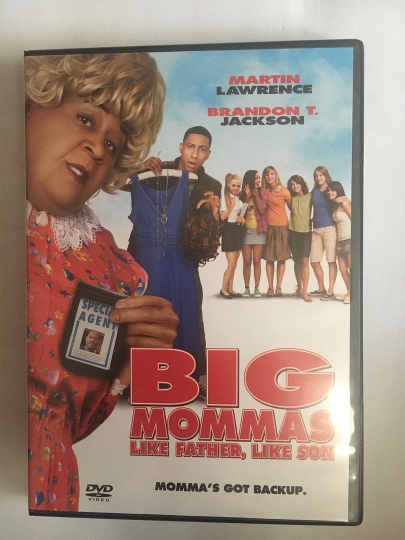 English movie DVD - Big Mommas, Hobbies & Toys, Music & Media, CDs ...