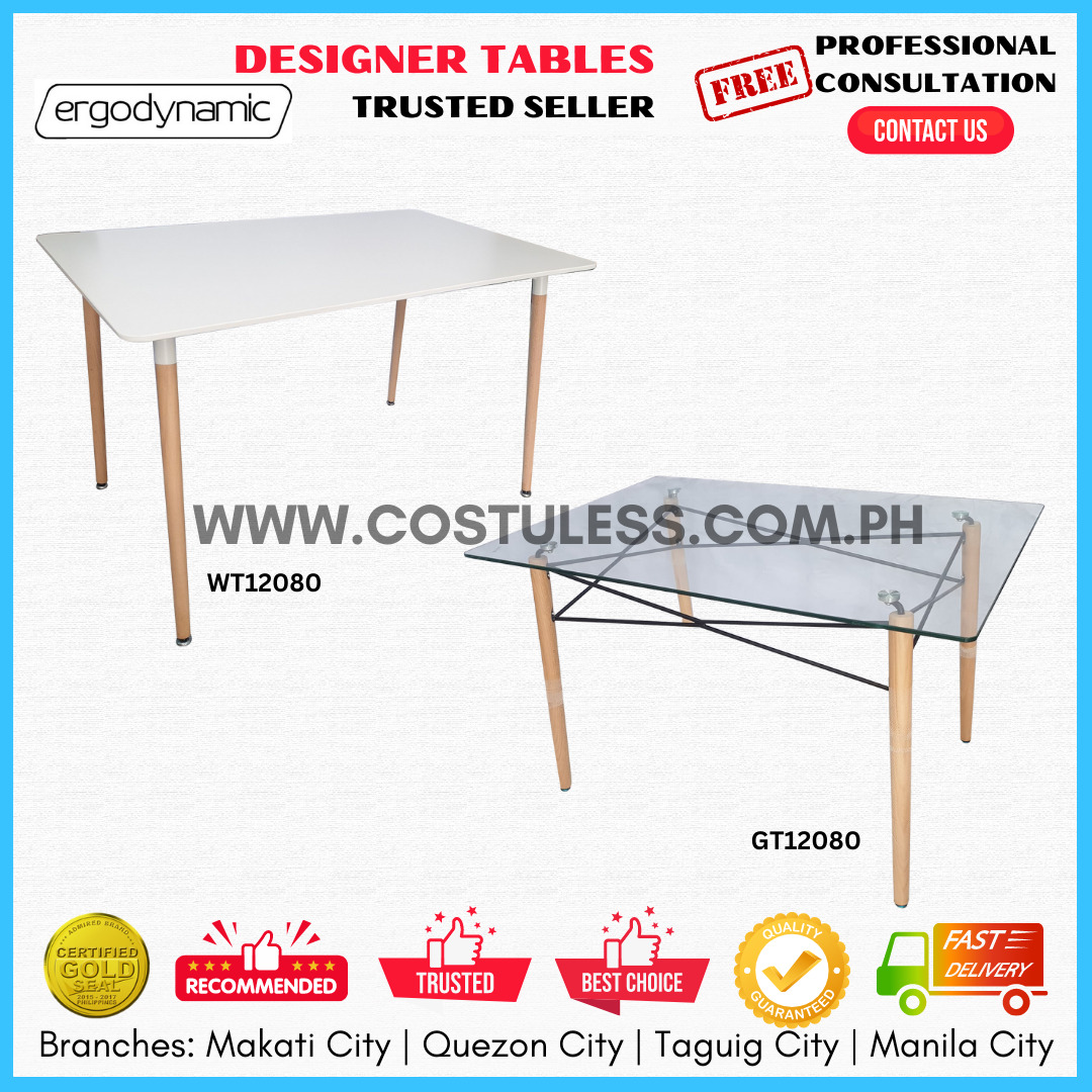 Ergodynamic Glass Table, Round Dining Table, Square Chopstick Table ...