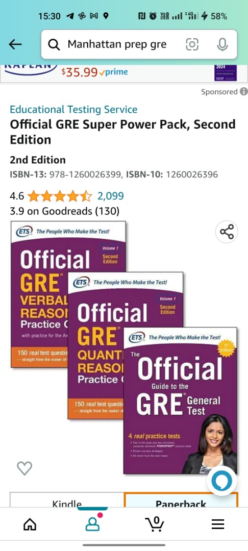 ETS official GRE guides, Hobbies & Toys, Books & Magazines, Textbooks on Carousell